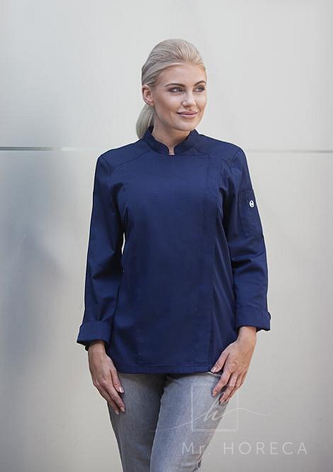 Dámský kuchařský rondon s bočním zapínáním Naomi | Mr. HORECA